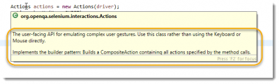 How to Handle Actions Class in Selenium WebDriver? | A step by step Guide | Updated 2025